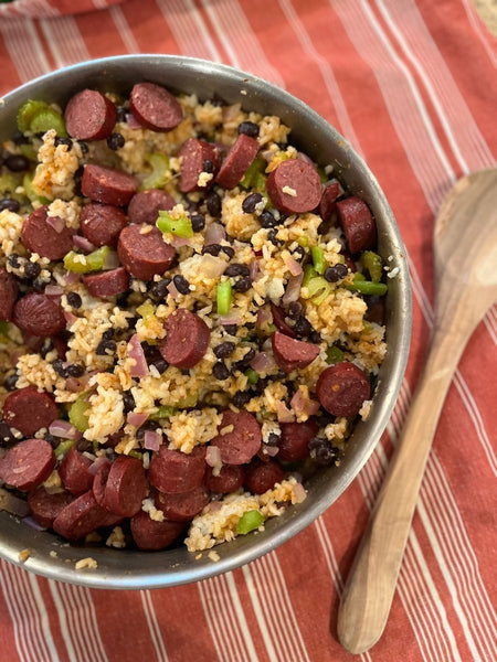 Spicy Elk Sausage and Cajun Rice Recipe – frontierenaturalmeats