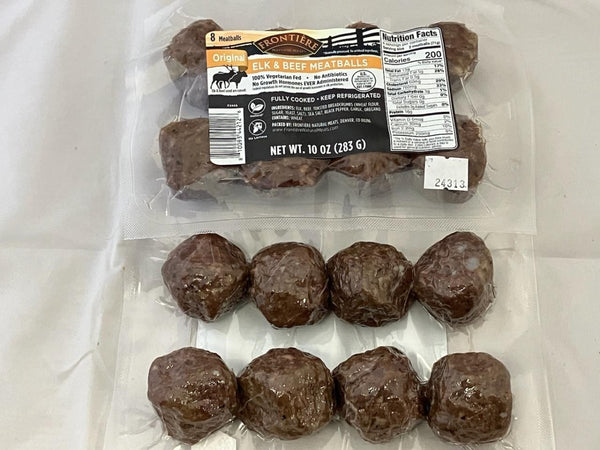 All Natural Elk Meatballs, 10oz – frontierenaturalmeats