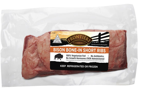 Bison Short Ribs – frontierenaturalmeats